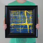 Marquette University Campus Map Art - City Prints