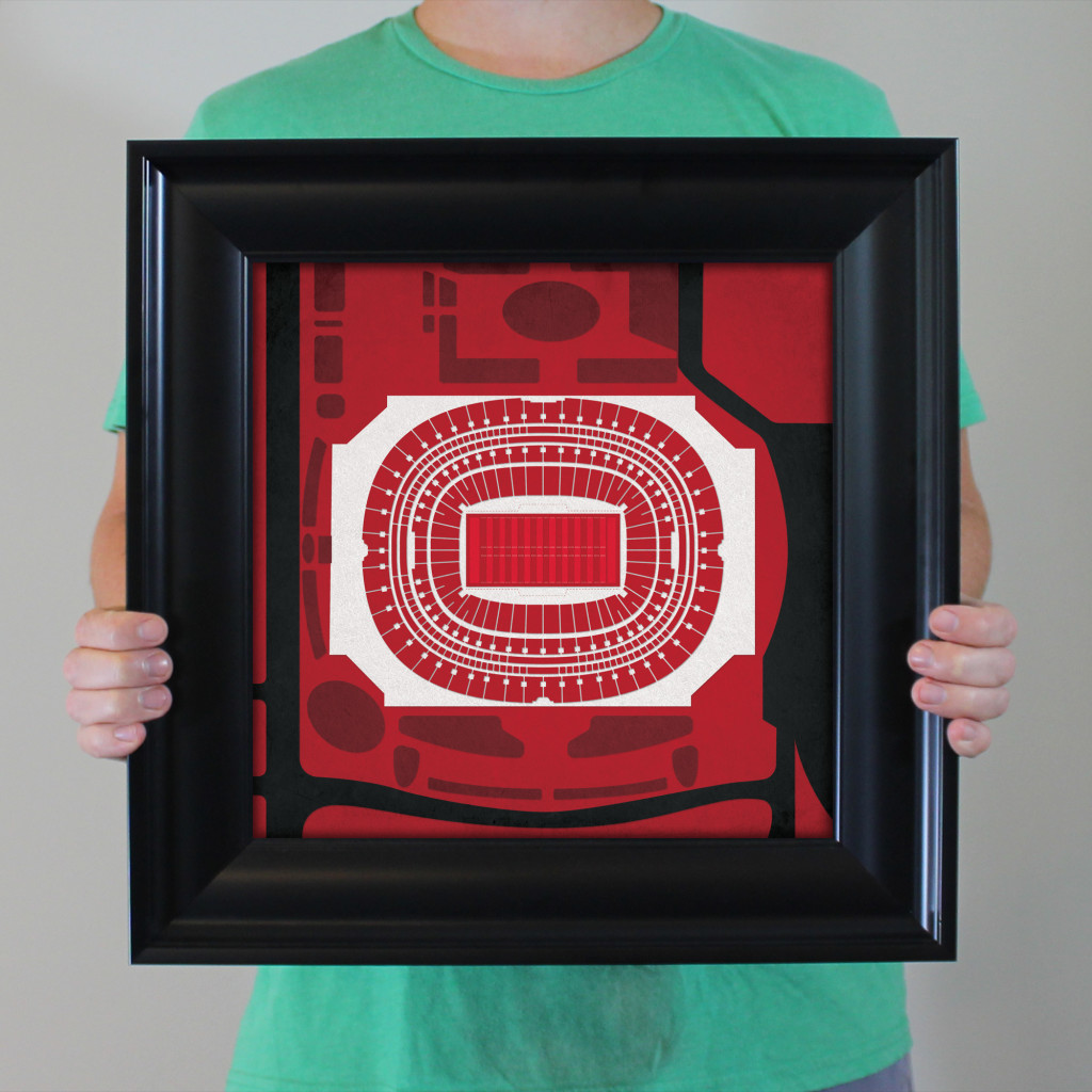 Georgia Dome Map Art - City Prints