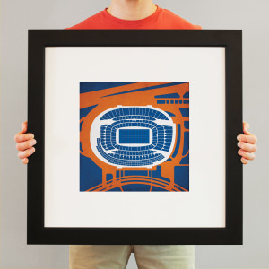 Soldier Field Map Art - City Prints