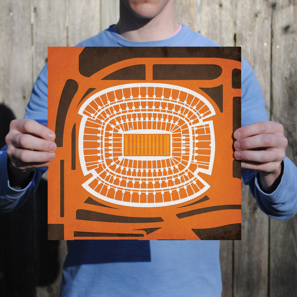 FirstEnergy Stadium Map Art - City Prints