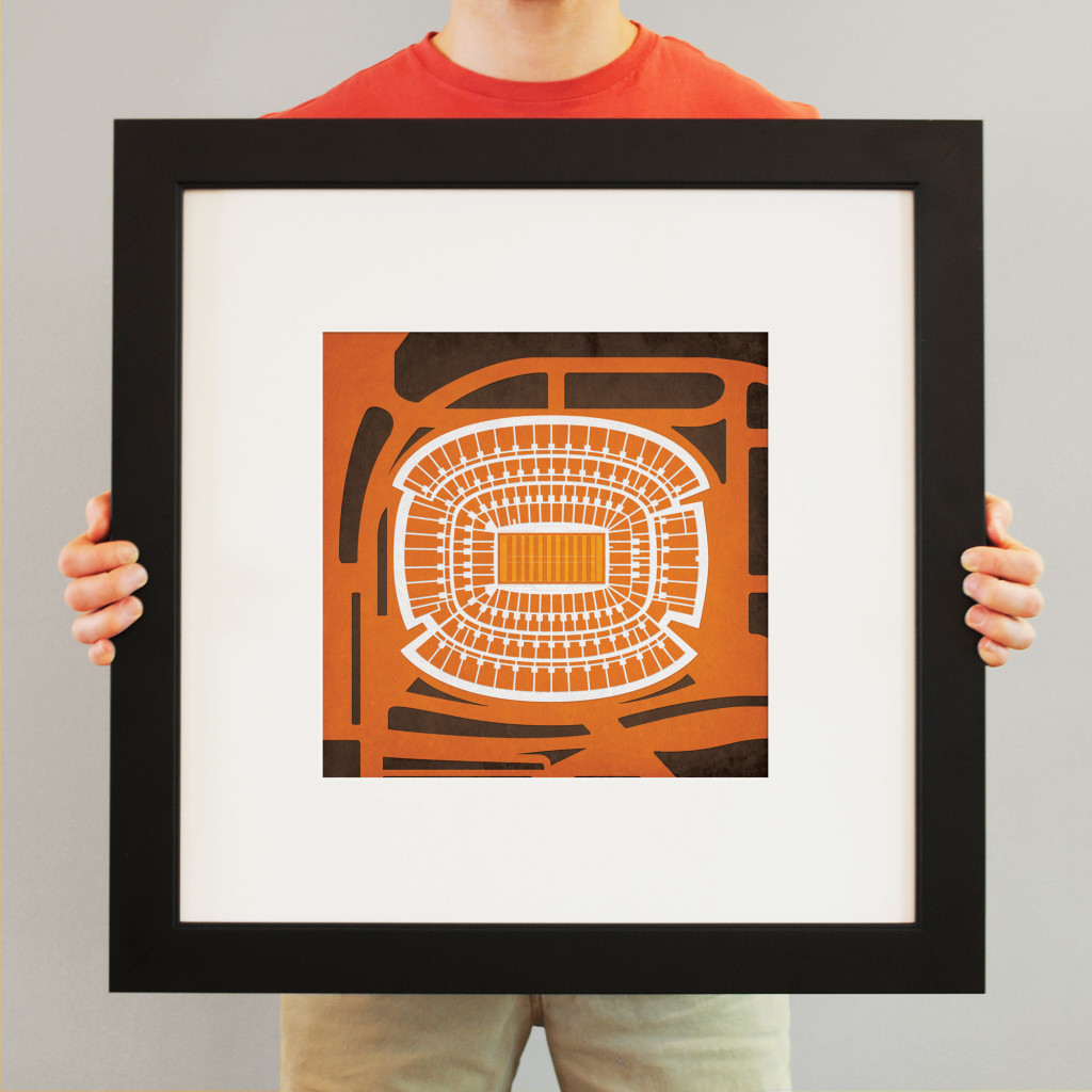 FirstEnergy Stadium Map Art - City Prints