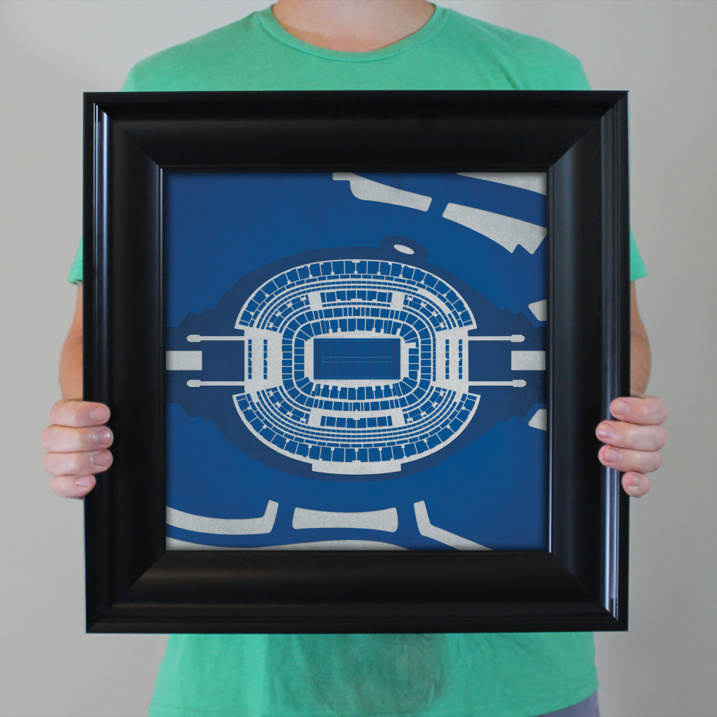 AT&T Stadium Map Art - City Prints