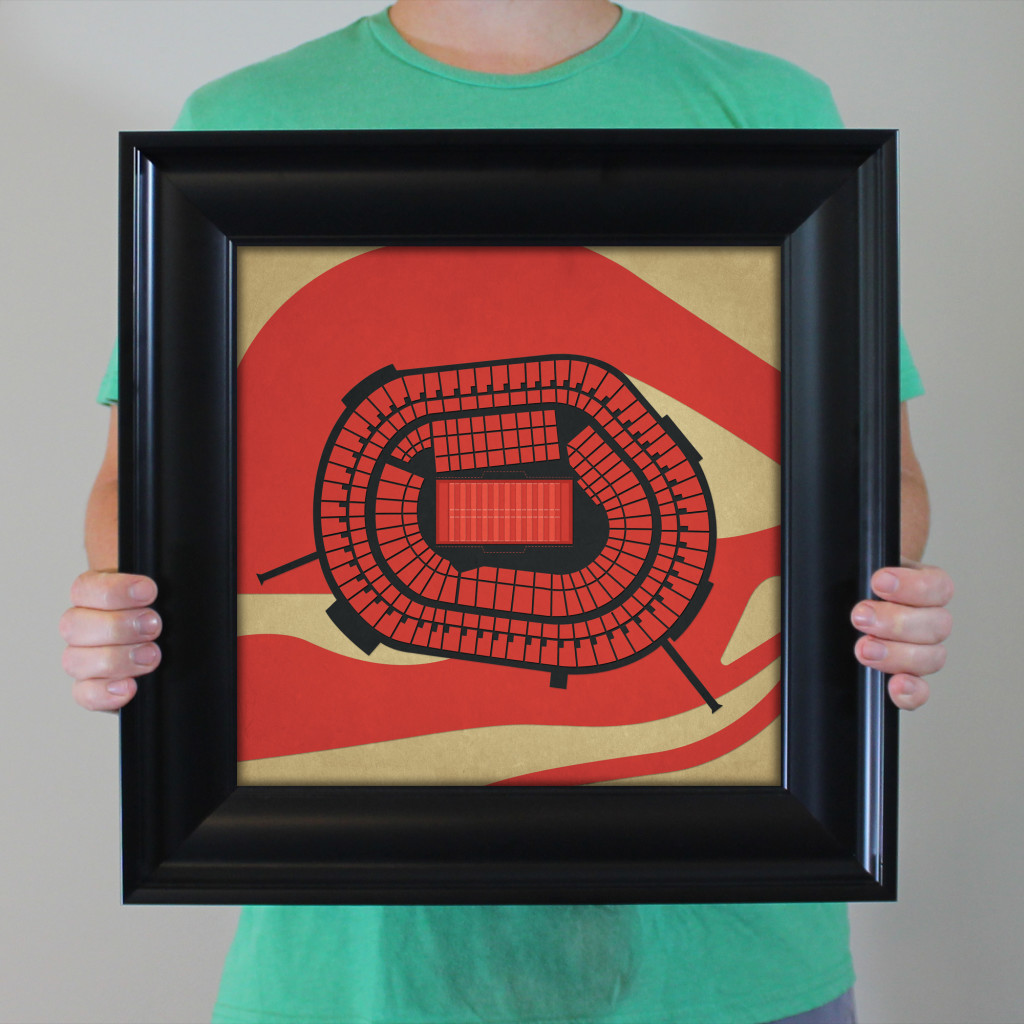 Candlestick Park Map Art - City Prints