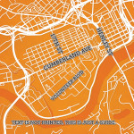 University of Tennessee Campus Map Art - City Prints
