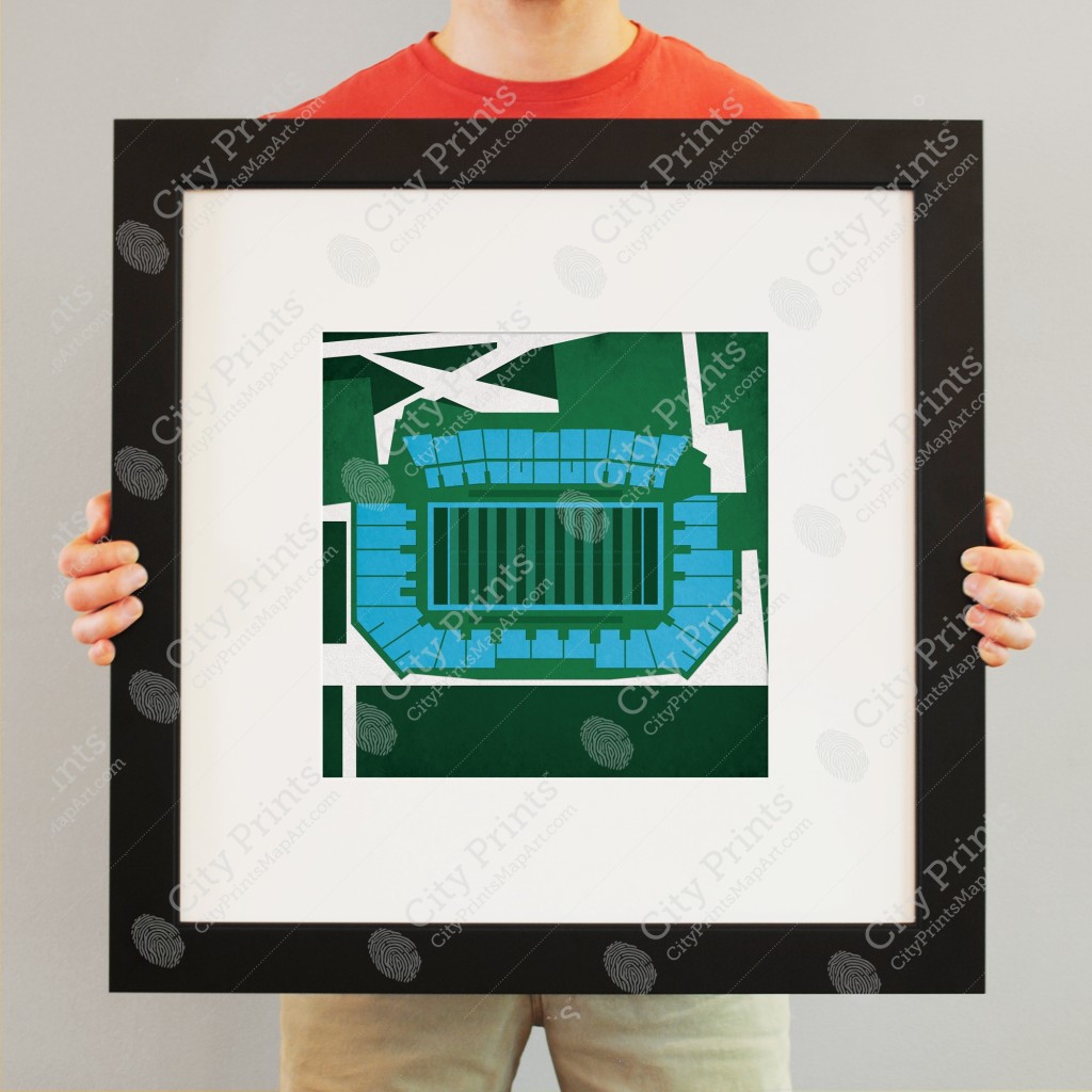 Yulman Stadium Map Art - City Prints