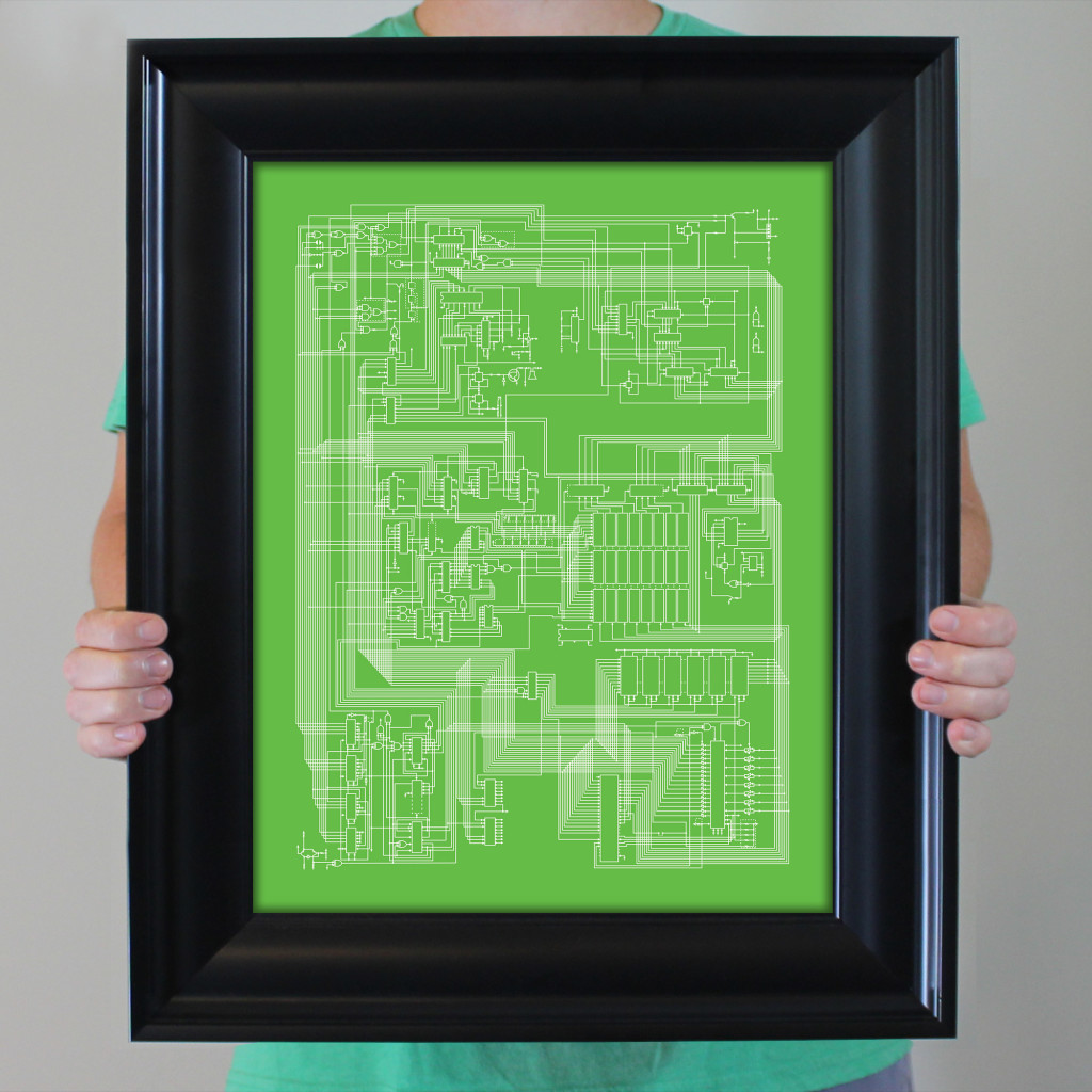 Apple II Computer Schematic - City Prints