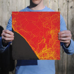 Camp Pendleton Map Art - City Prints