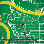 University of Alberta Campus Map Art - City Prints