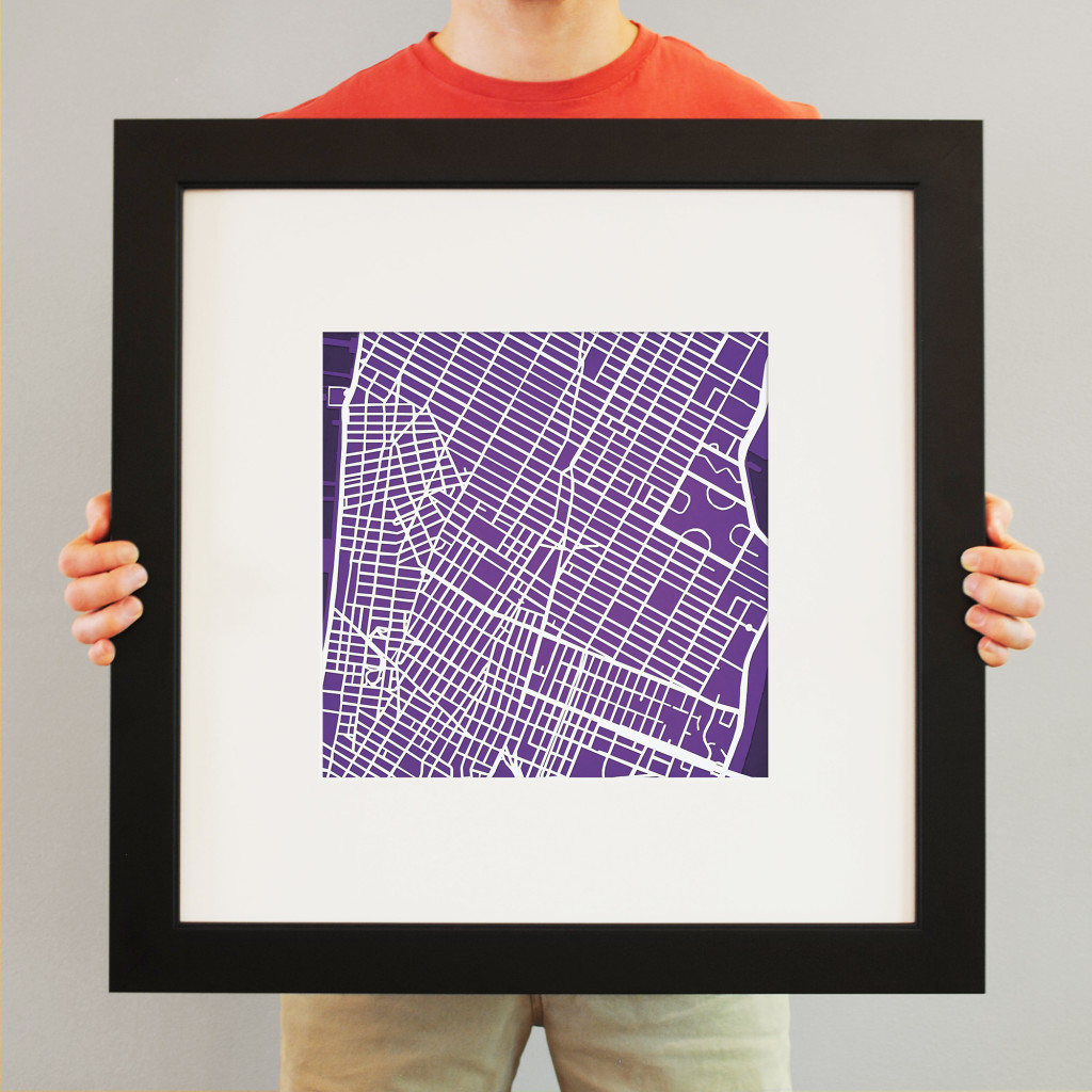 New York University Campus Map Art - City Prints