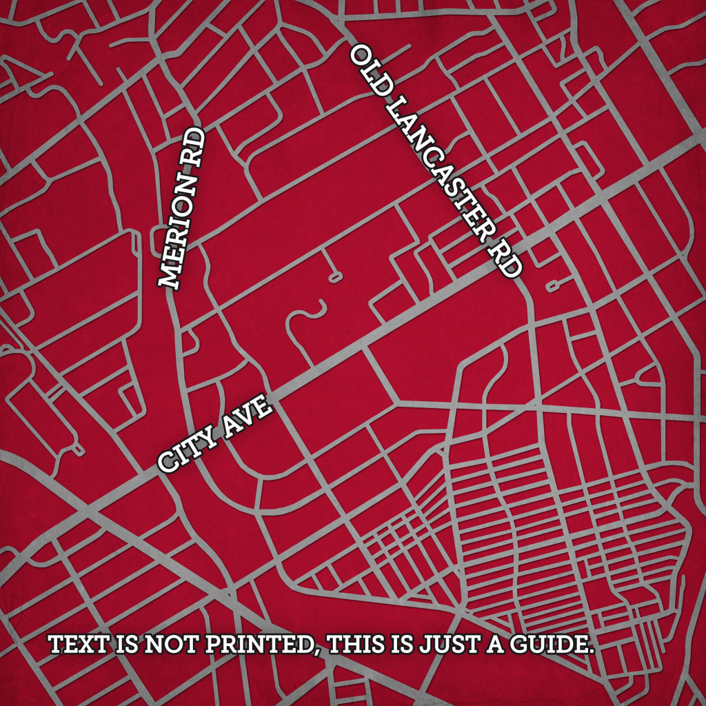 Saint Joseph's University Campus Map Art - City Prints