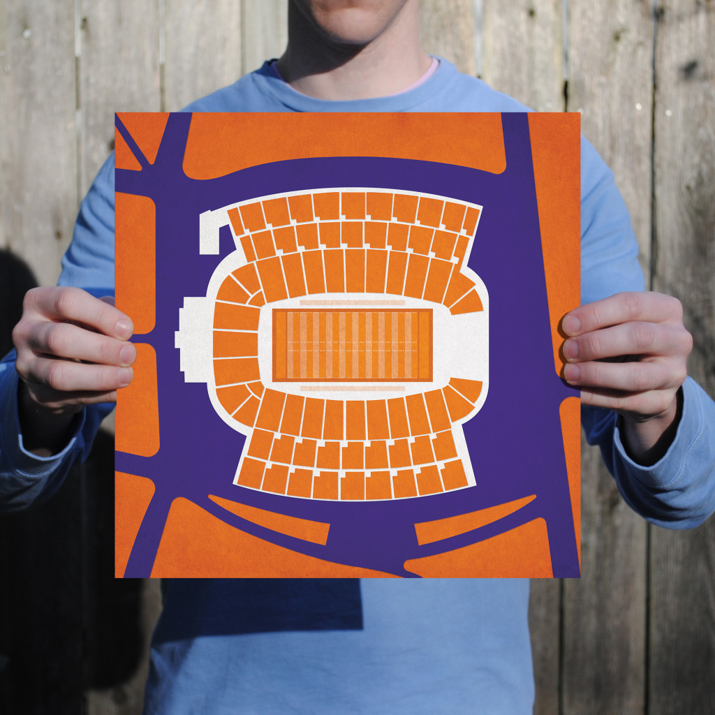 Memorial Stadium Map Art - City Prints