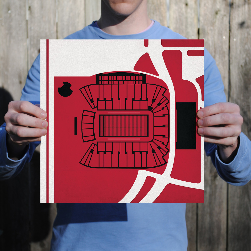Rice-Eccles Stadium Map Art - City Prints