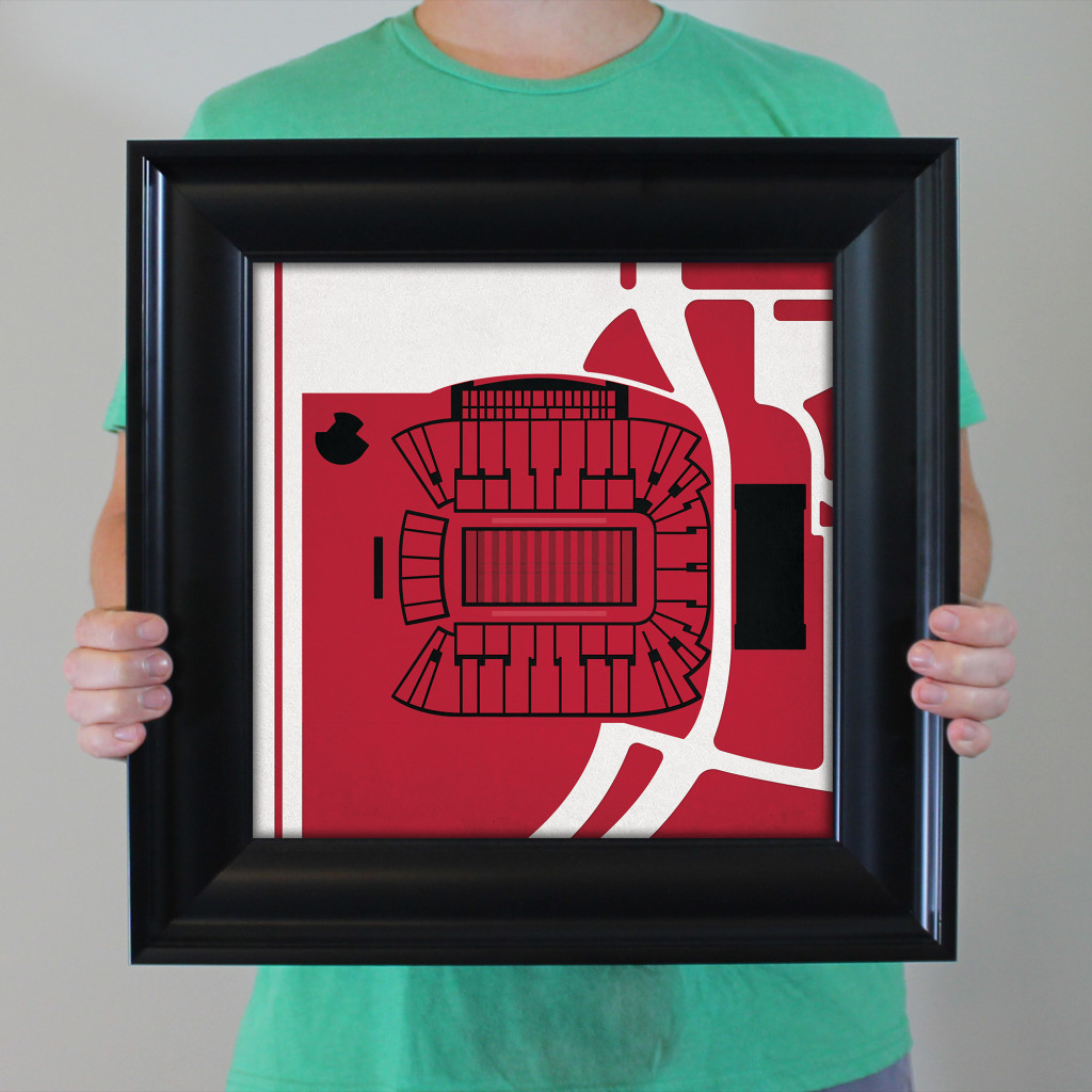 Rice-Eccles Stadium Map Art - City Prints