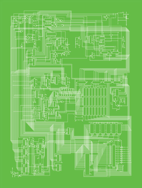 Apple II Computer Schematic - City Prints