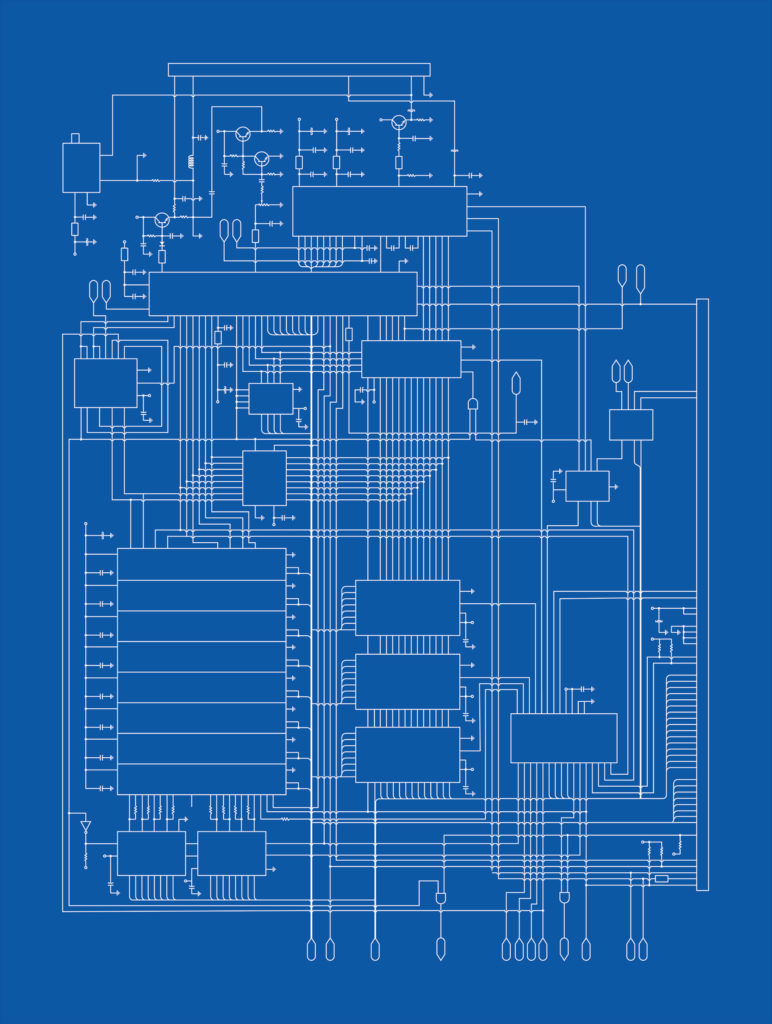 Commodore 64 Computer Schematic - City Prints
