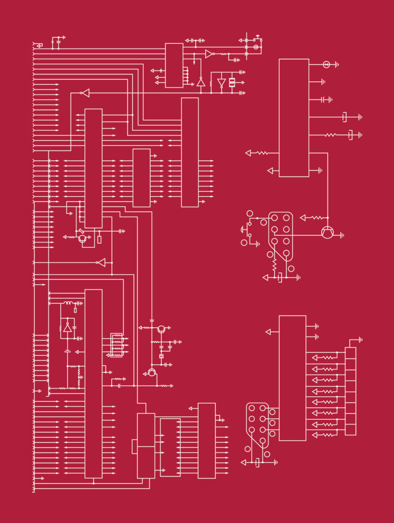 Nintendo Computer Schematic - City Prints