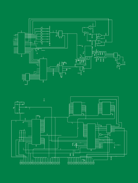TRS-80 Computer Schematic - City Prints